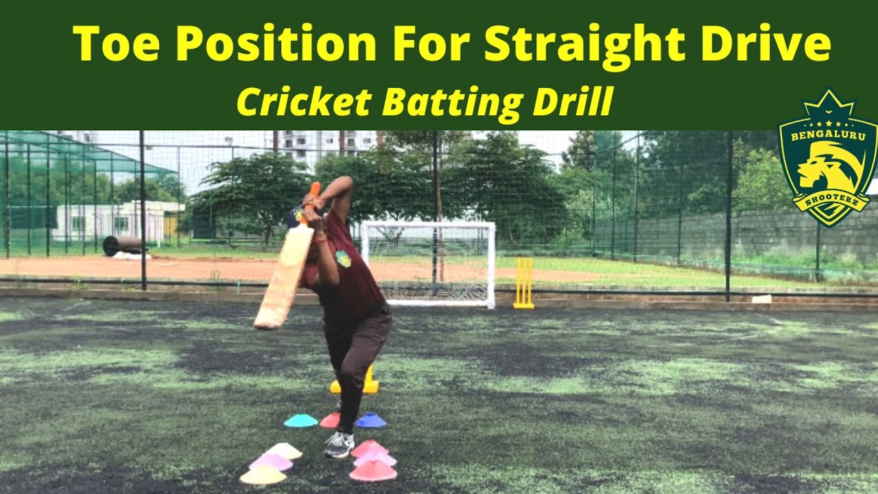 Toe Position for Straight Drive #cricket #shorts - YouTube