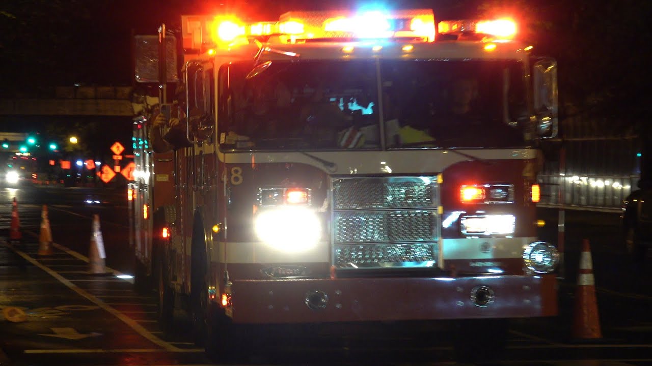 DCFD Truck 10 Responding **SPARE PIERCE** - YouTube