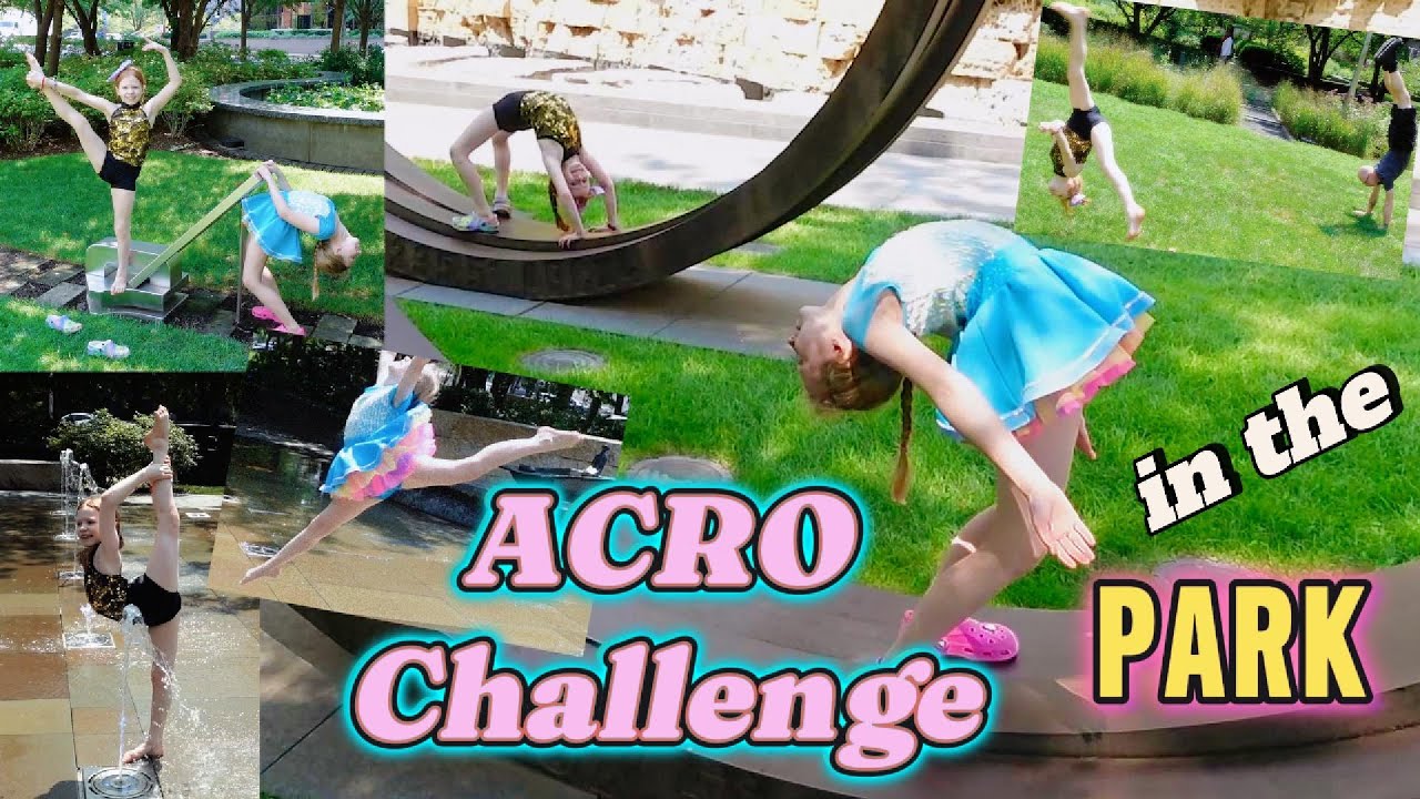Acro CHALLENGE in the Park!!! - YouTube