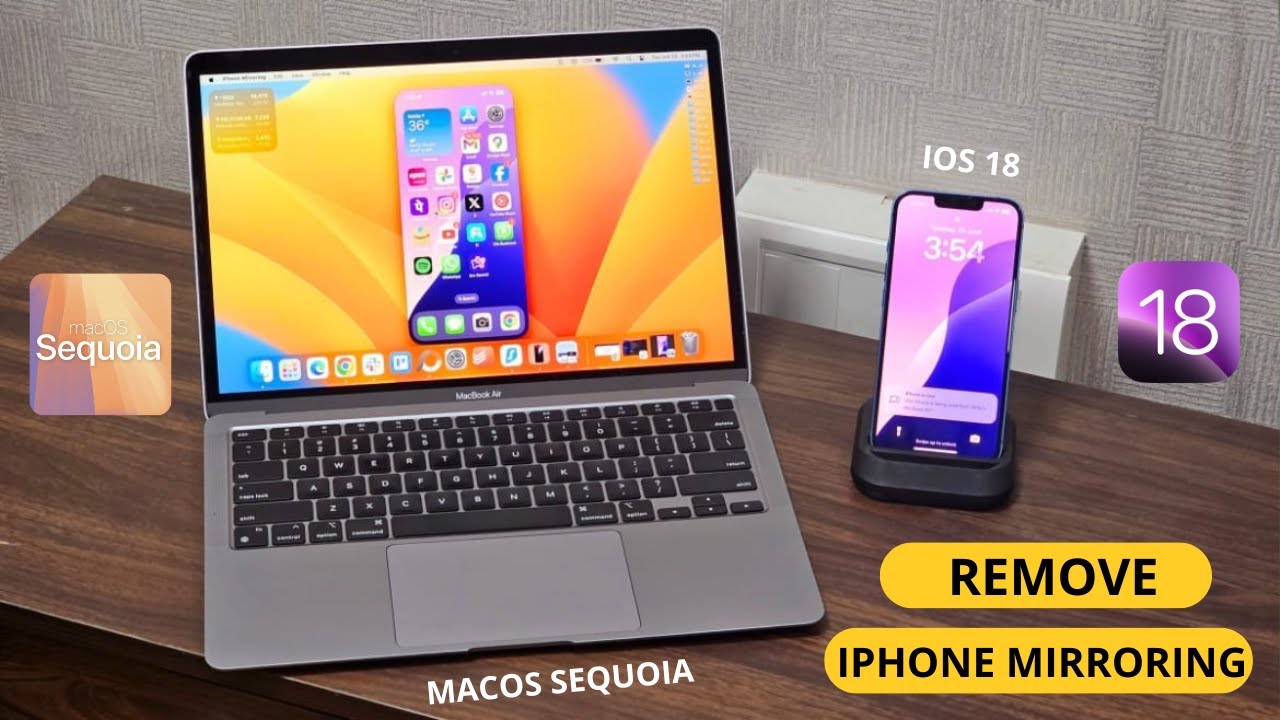 How to Remove a Mac from iPhone Screen Mirroring in iOS 18 - YouTube