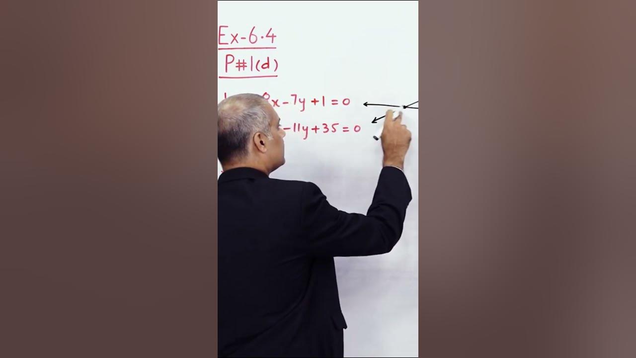 PGC Lectures-Inter Part 2-KPK Board-Mathematics-Chapter 06-Ex: 6.4. Problem Number 1 - YouTube