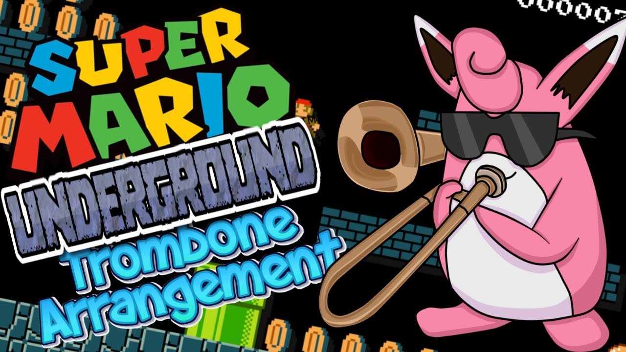 Underground Super Mario Bros Trombone Arrangement *With Sheet Music ...