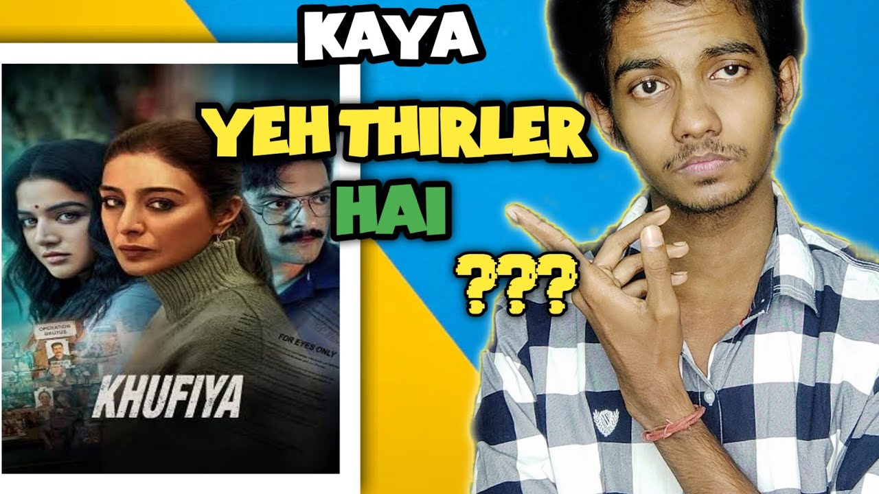 Khufiya Movie Review | Tabu | Ali Faizal | Netflix New Movie - YouTube