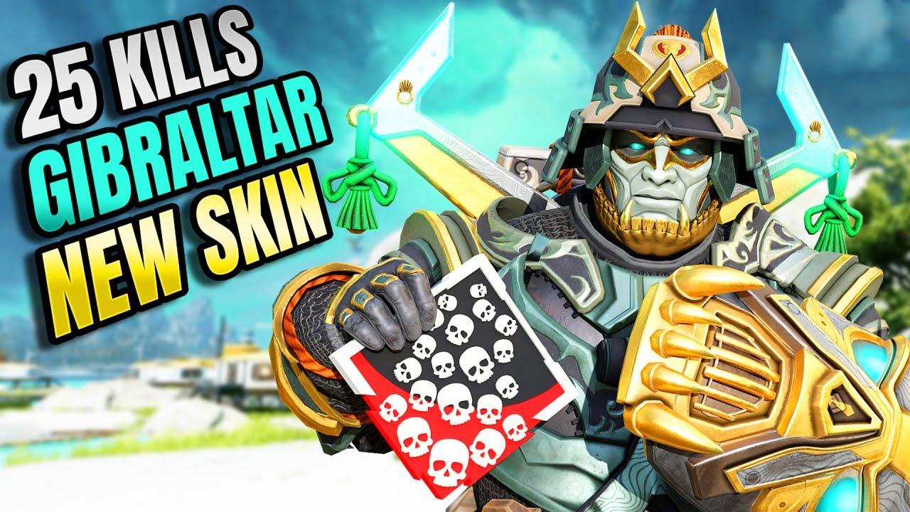AMAZING 25 KILLS WITH SPIRIT OF PROTECTION NEW GIBRALTAR SKIN (Apex ...