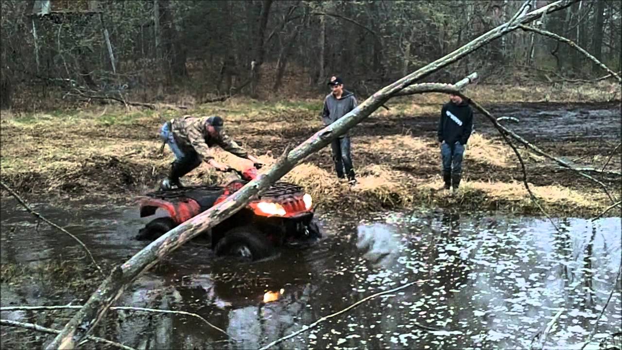 Qaudtarded Mudding In The Swamp - YouTube