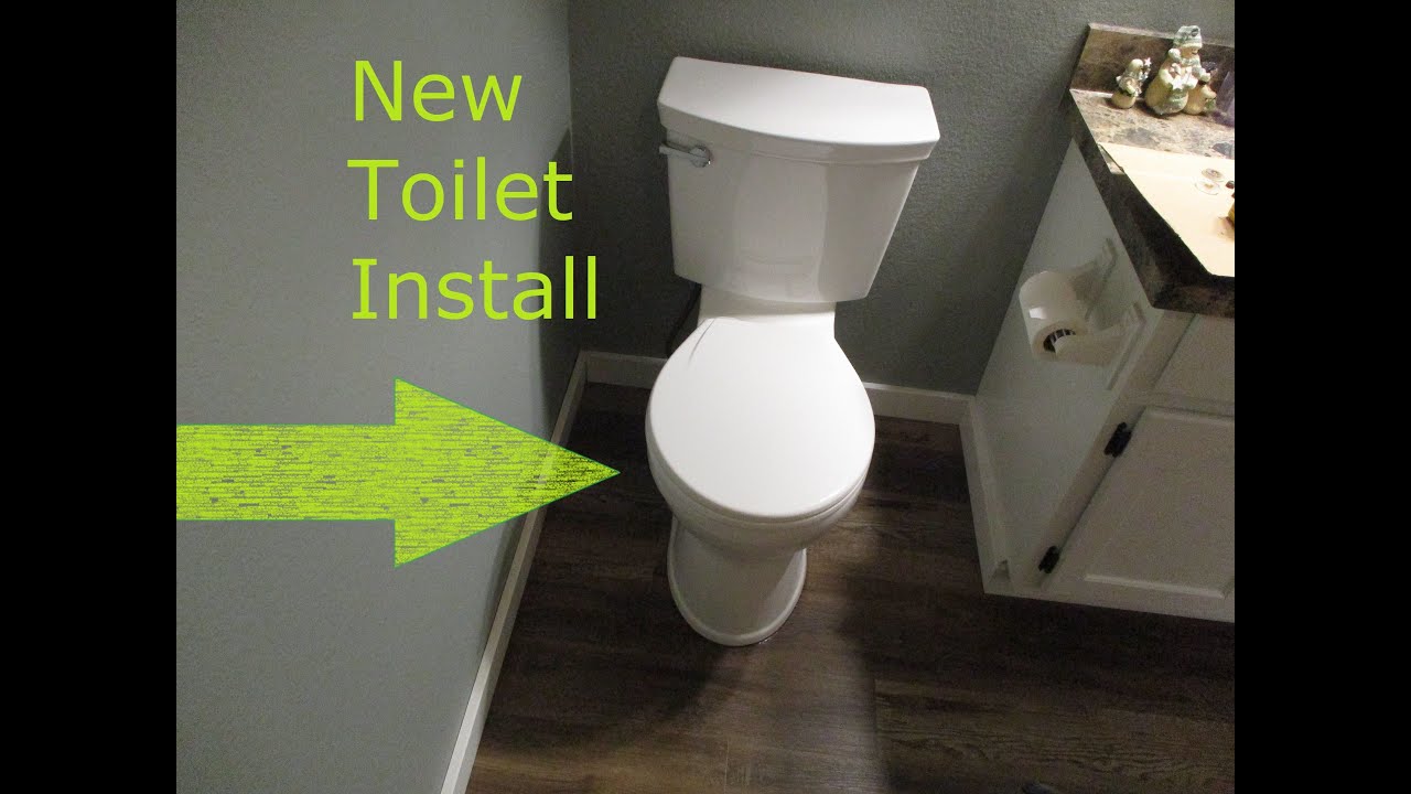 How to install a toilet - DIY - YouTube