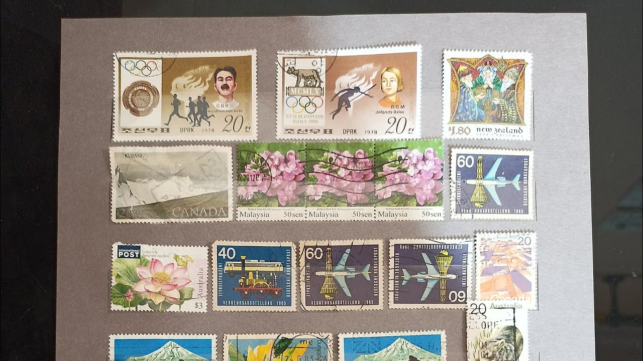 Creating a Stunning Handmade Postage Stamp Album Pages - YouTube