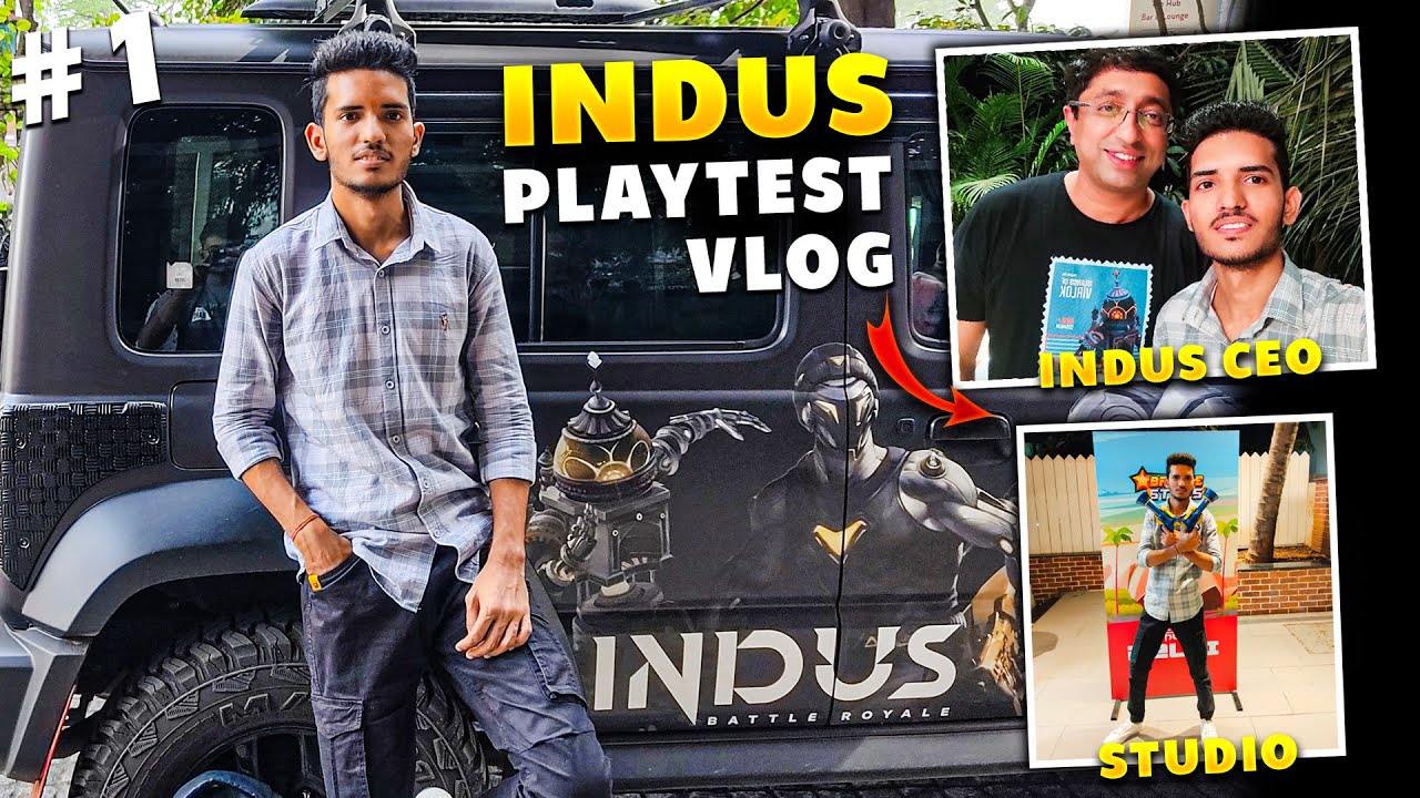 I met Roby Sir in Indus Studio | Indus Playtest vlog | @IndusGame #1 ...
