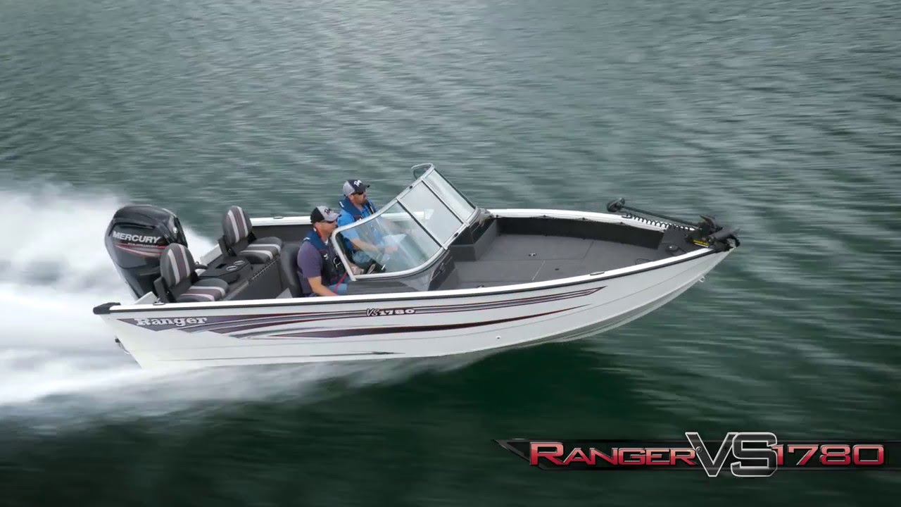 2016 Ranger VS1780 17' Aluminum Deep Vee - Full Windshield - YouTube