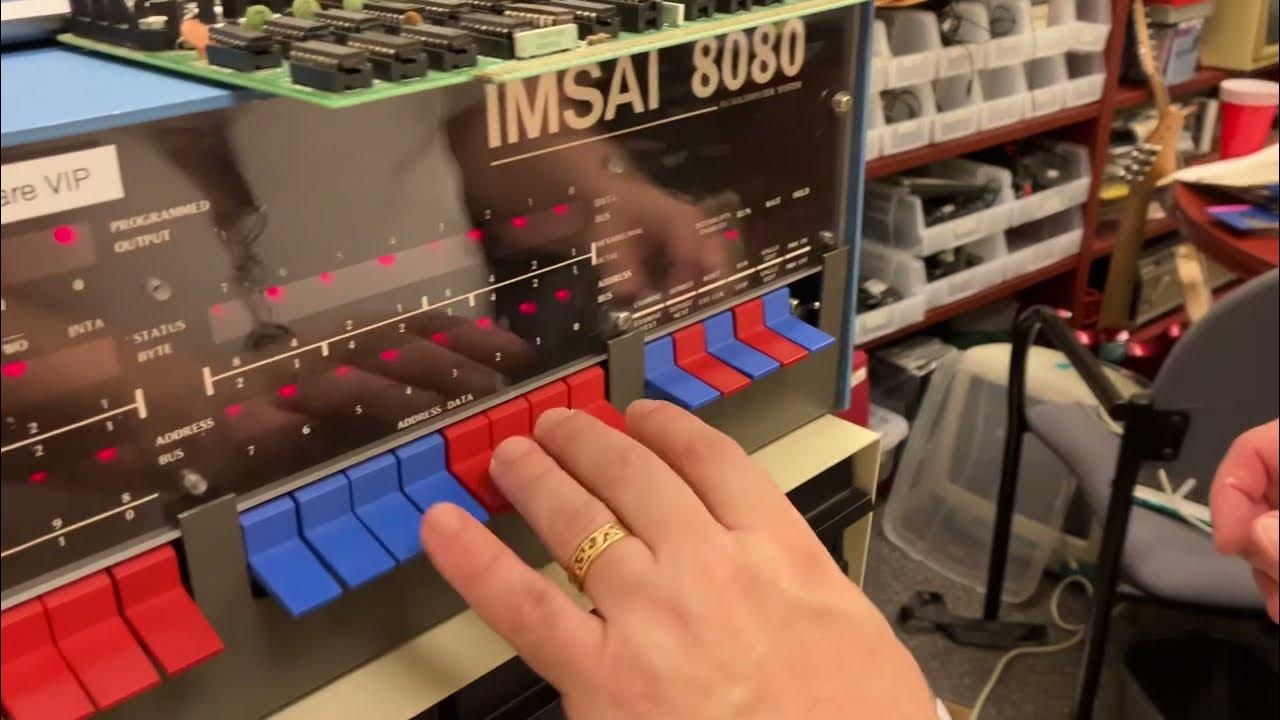 IMSAI 8080 Stop Switch Refuses to Stop Processor (Altair 8800 clone ...