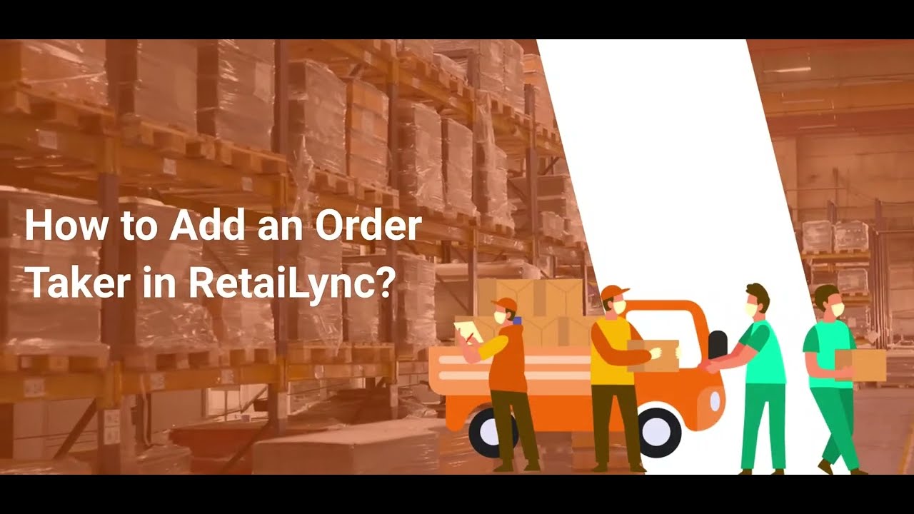 How to Add an Order Taker in RetaiLync? - YouTube
