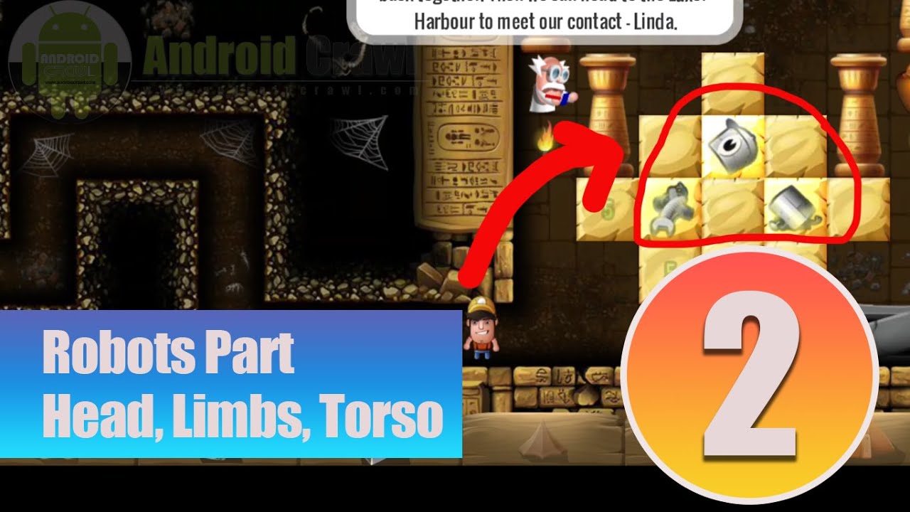 Diggy's Adventure Walkthrough Part 2 - Finding ROBOTS and Gather Parts ...