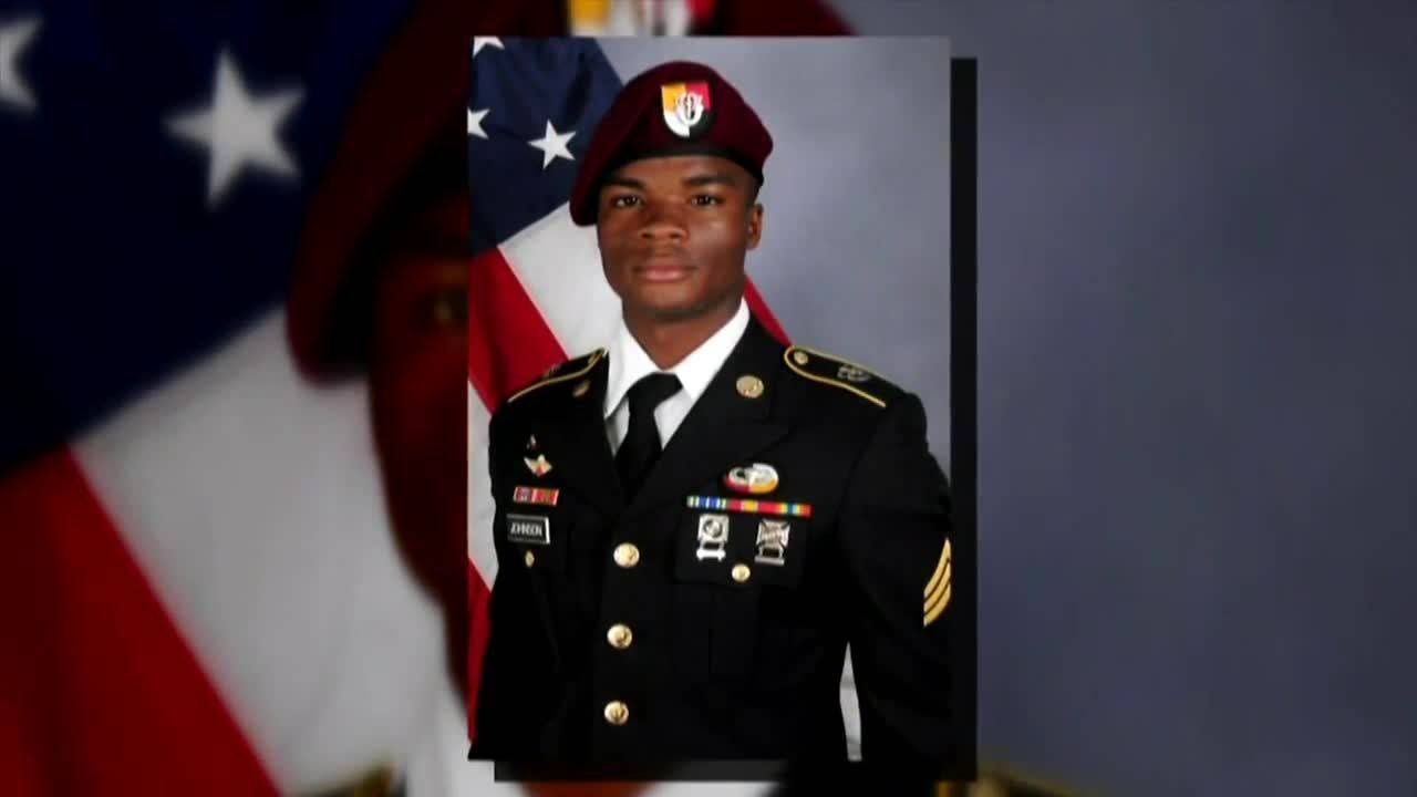 Veterans Day memorial held for Sgt. La David Johnson - YouTube