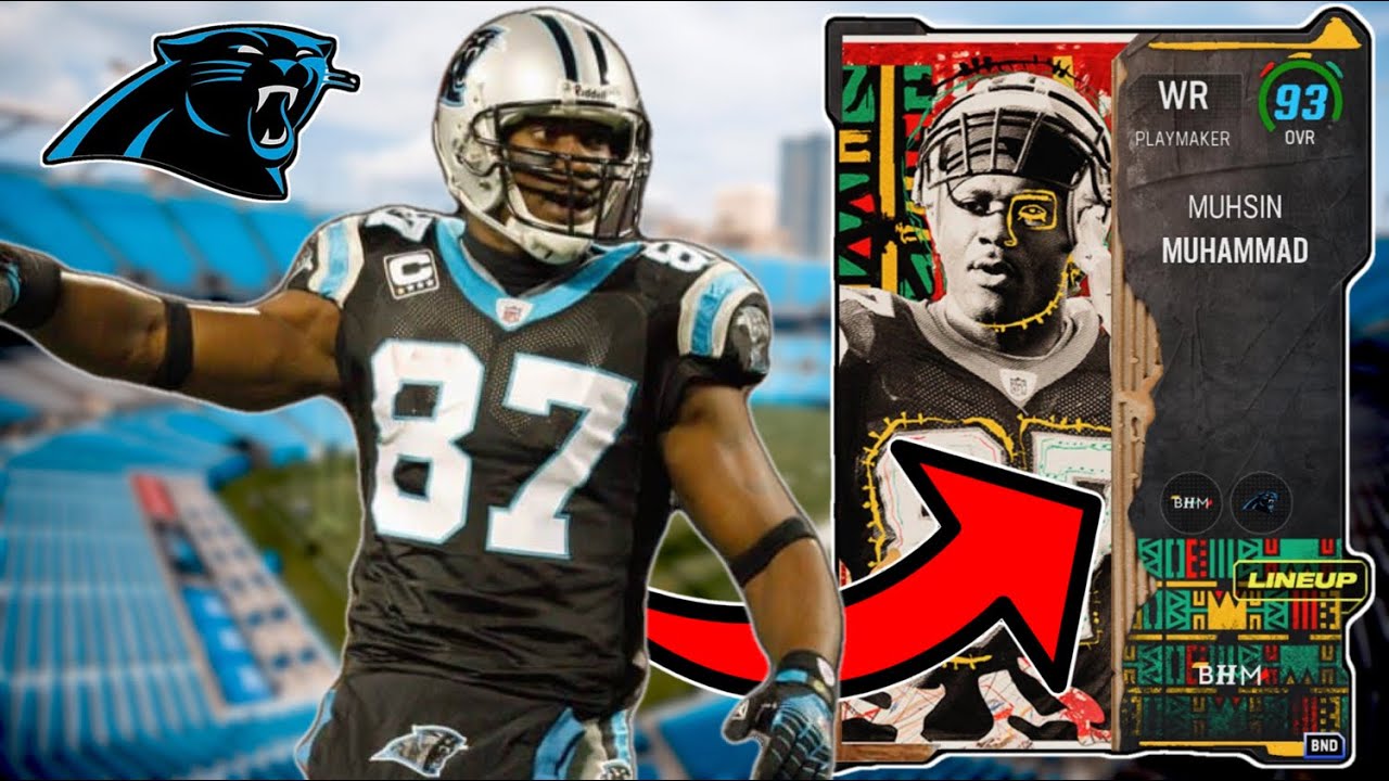 93 Muhsin Muhammad is UNDERRATED on the Panthers Theme Team! | Madden 24 Ultimate Team - YouTube