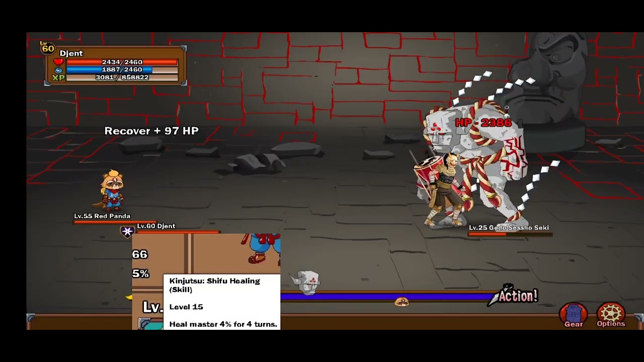 Ninja Legends BUG - Kinjutsu pet red panda, Shifu Healing, heal the ...