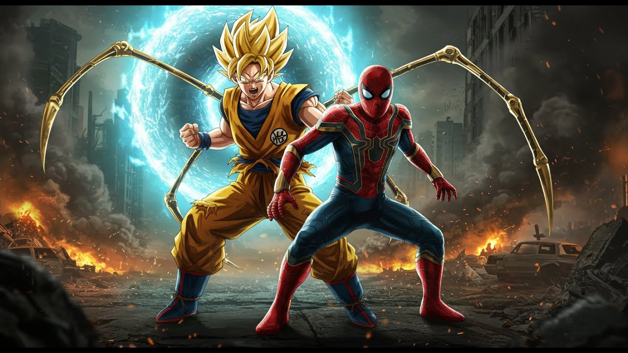 ''Goku & Spider Man Heroes From Two Worlds'' - YouTube