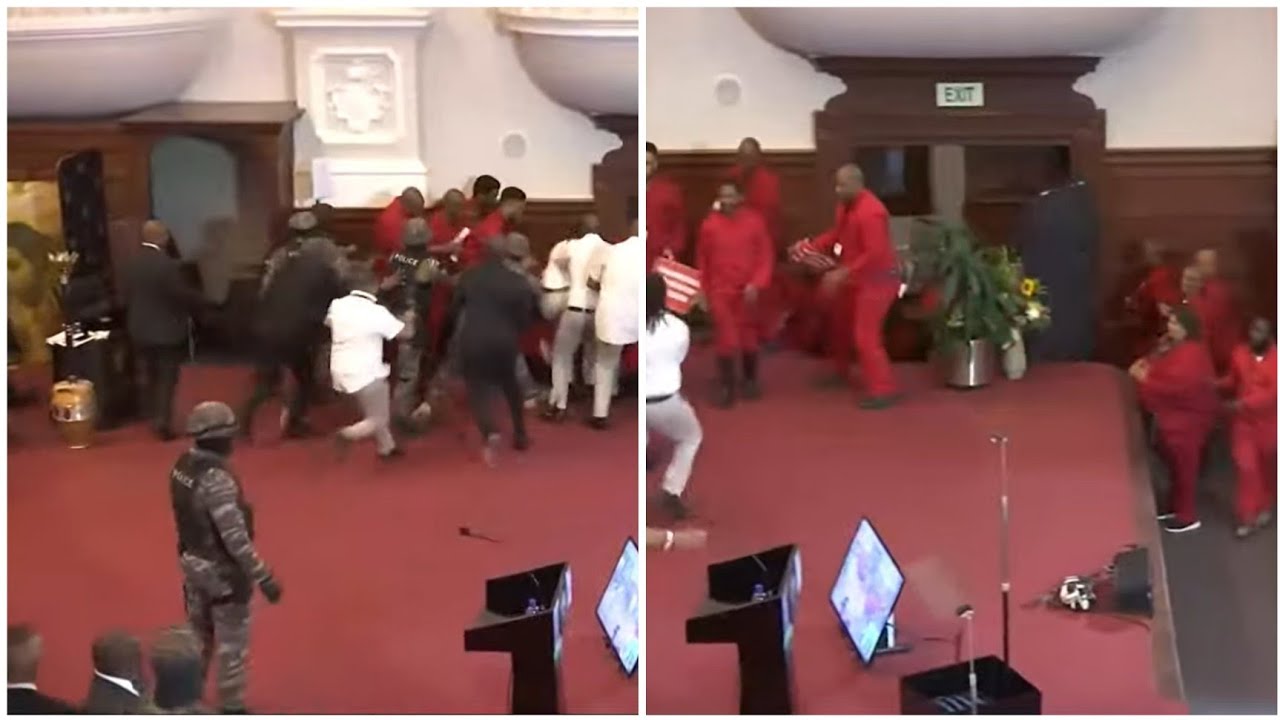 EFF Shutdown SONA2023. Enter Podium. Fight with Security & Police ...