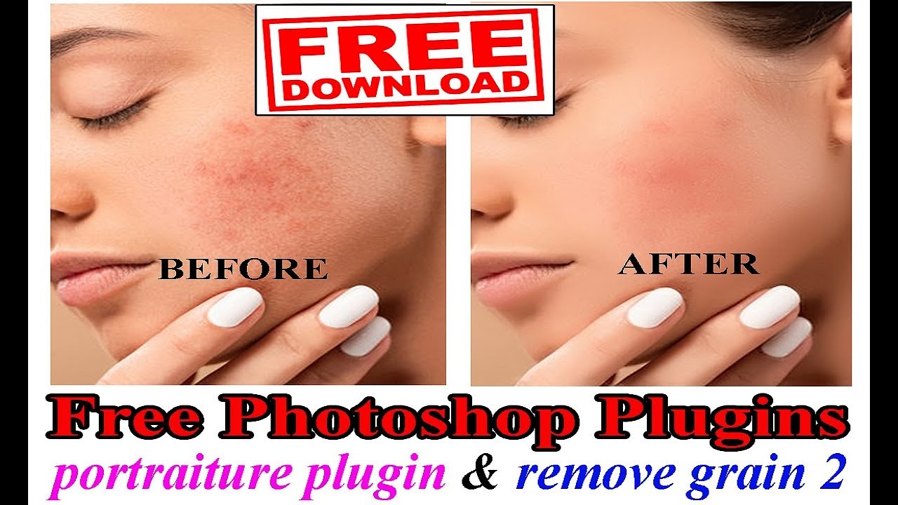Best Free Photoshop Plugins Lifetime - portraiture plugin - remove grain 2 - YouTube