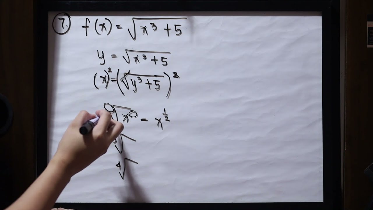GEN.MATH_INVERSE FUNCTION_7 - YouTube