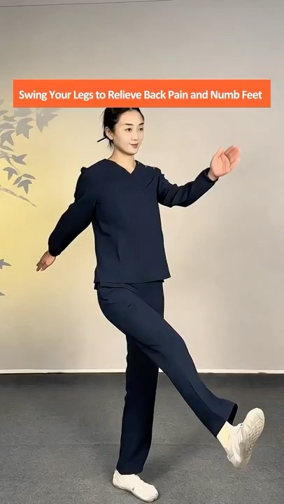 One Simple Leg Swing Move That Eases Back Pain, Hip Pain, and Numb Feet ...