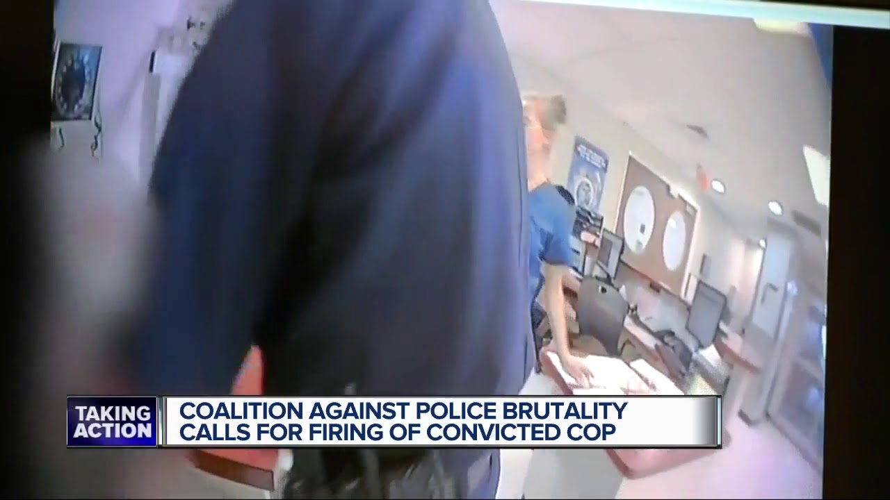 Coalition against police brutality calls for firing of convicted cop ...