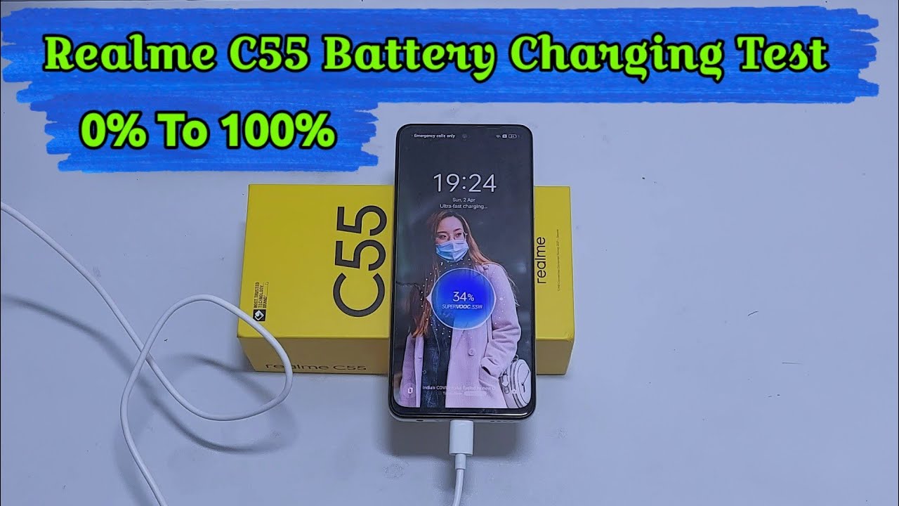 REALME C55 Battery Charging Test | REALME C55 Battery Charging Test 100 ...