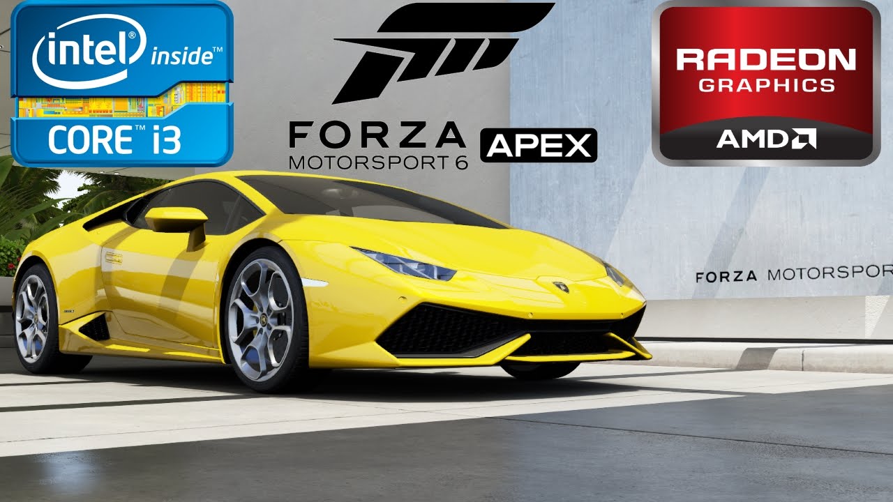 Forza 6 APEX [BETA PC] CORE i3 4160 8GB RAM RADEON 7850 - YouTube