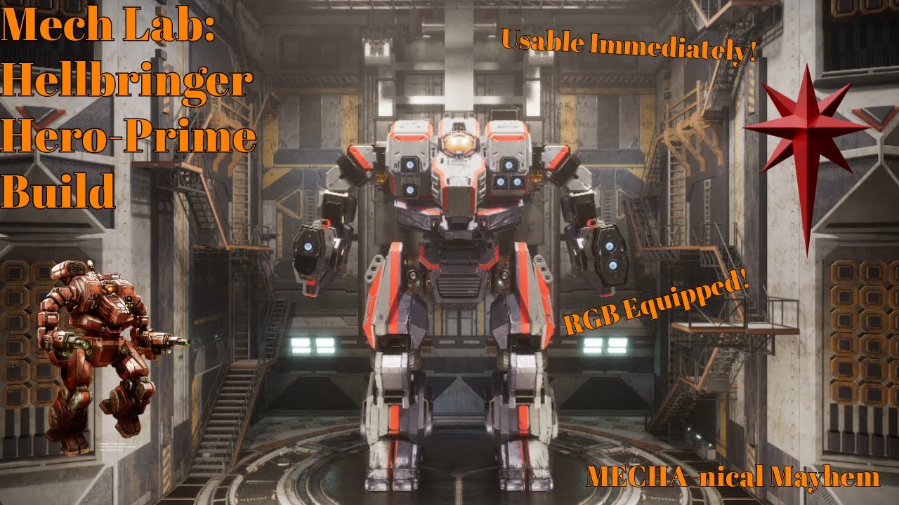 Mech Lab: Hellbringer Hero-Prime Build for MW5 Clans! - YouTube