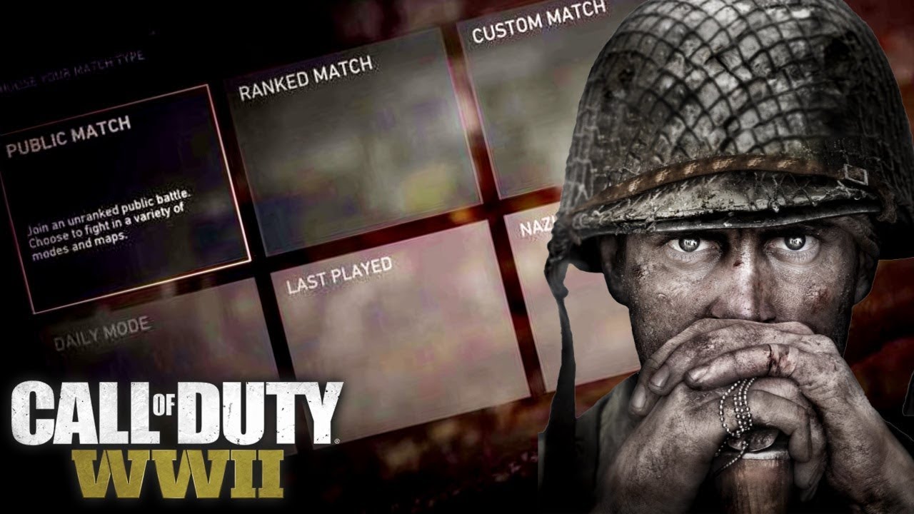 COD WWII: PRIMEIRA IMAGEM DO MENU, COM NOVIDADES! - YouTube