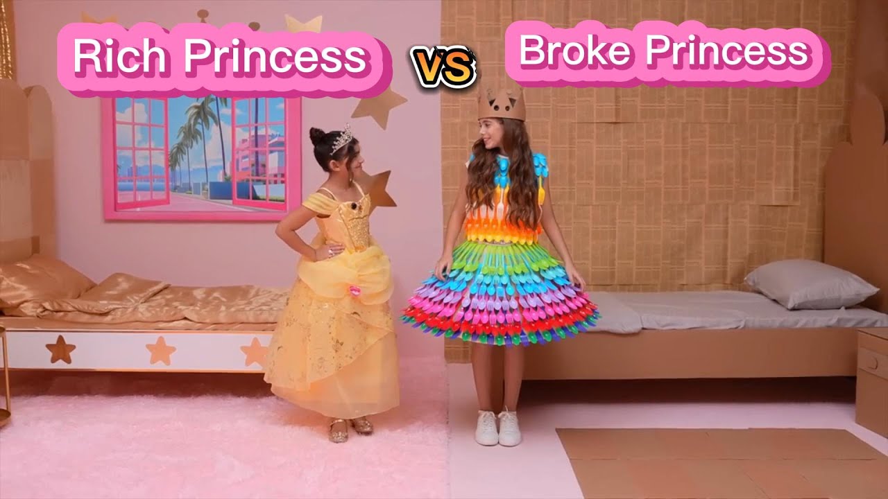 Rich Princess vs Broke Princess - YouTube