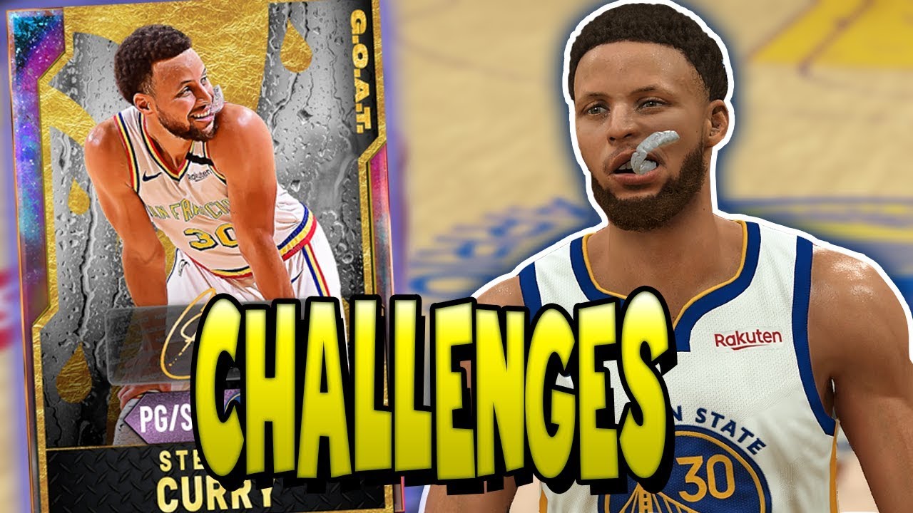 GOAT STEPHEN CURRY CHALLENGES! YOU WANT THIS CARD! NBA 2K20 MYTEAM ...