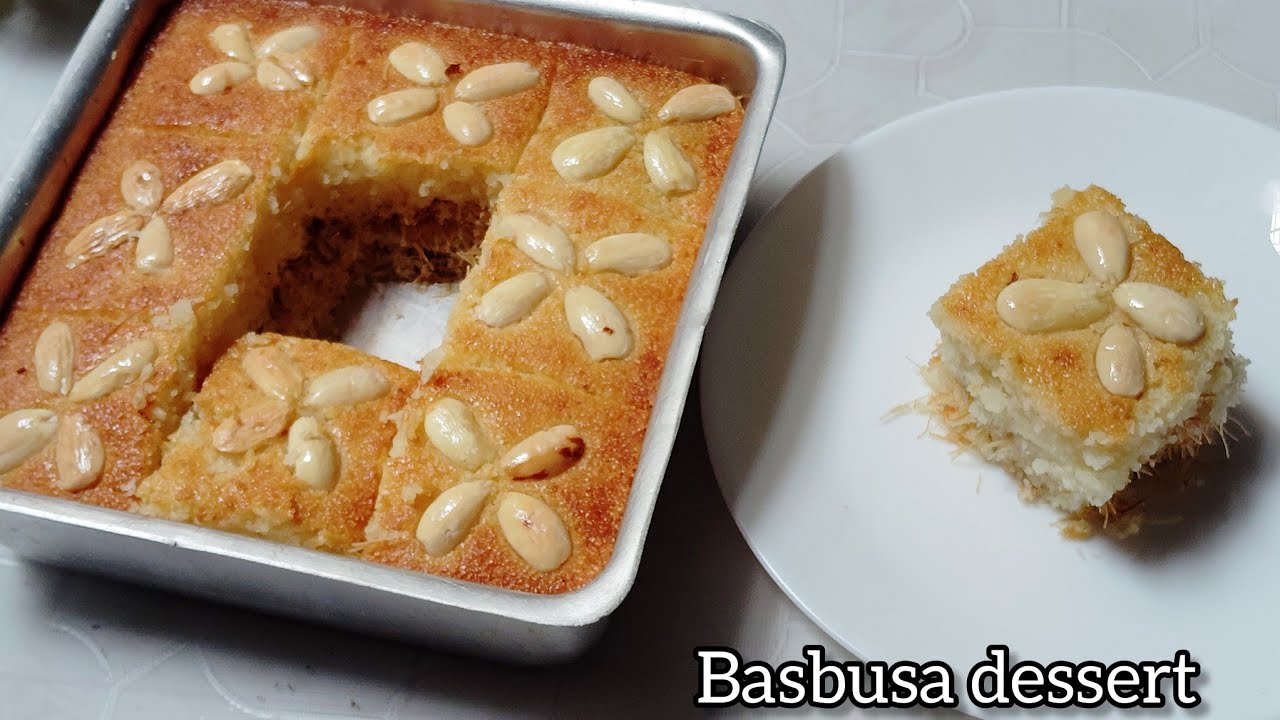 New Basbousa Vermicelli Cake| Popular Middle Eastern Dessert |Semolina ...