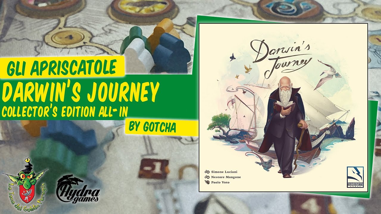 Darwin's Journey Collector Edition kickstarter all-in unboxing [Gli ...