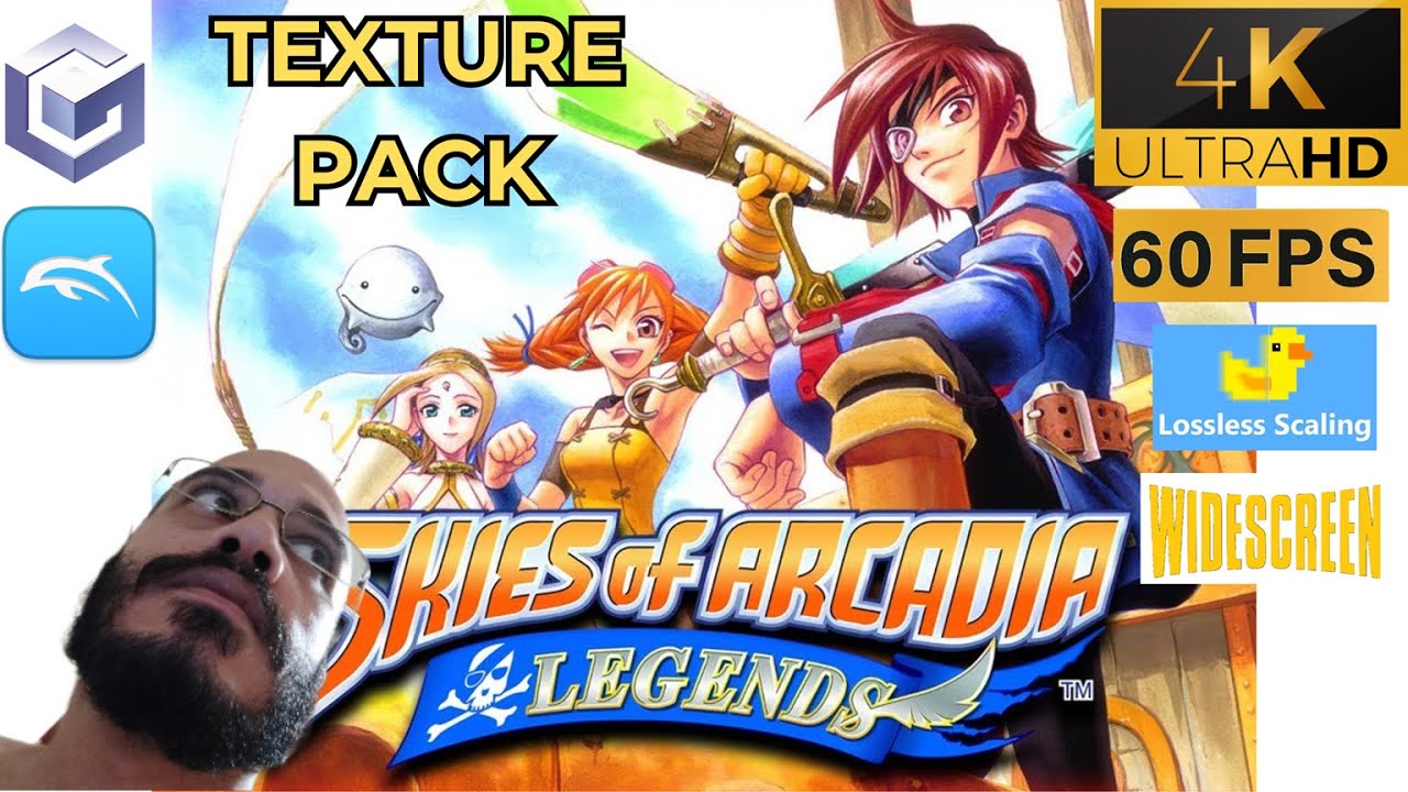 SKIES of ARCADIA LEGENDS HD REMASTER - TUTORIAL em 4K, WIDE, 60 FPS ...