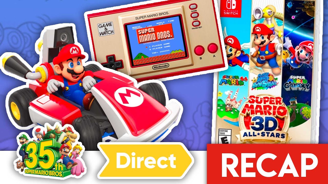 Super Mario 35th Anniversary Direct Recap! Lots of Mario NEWS! - YouTube