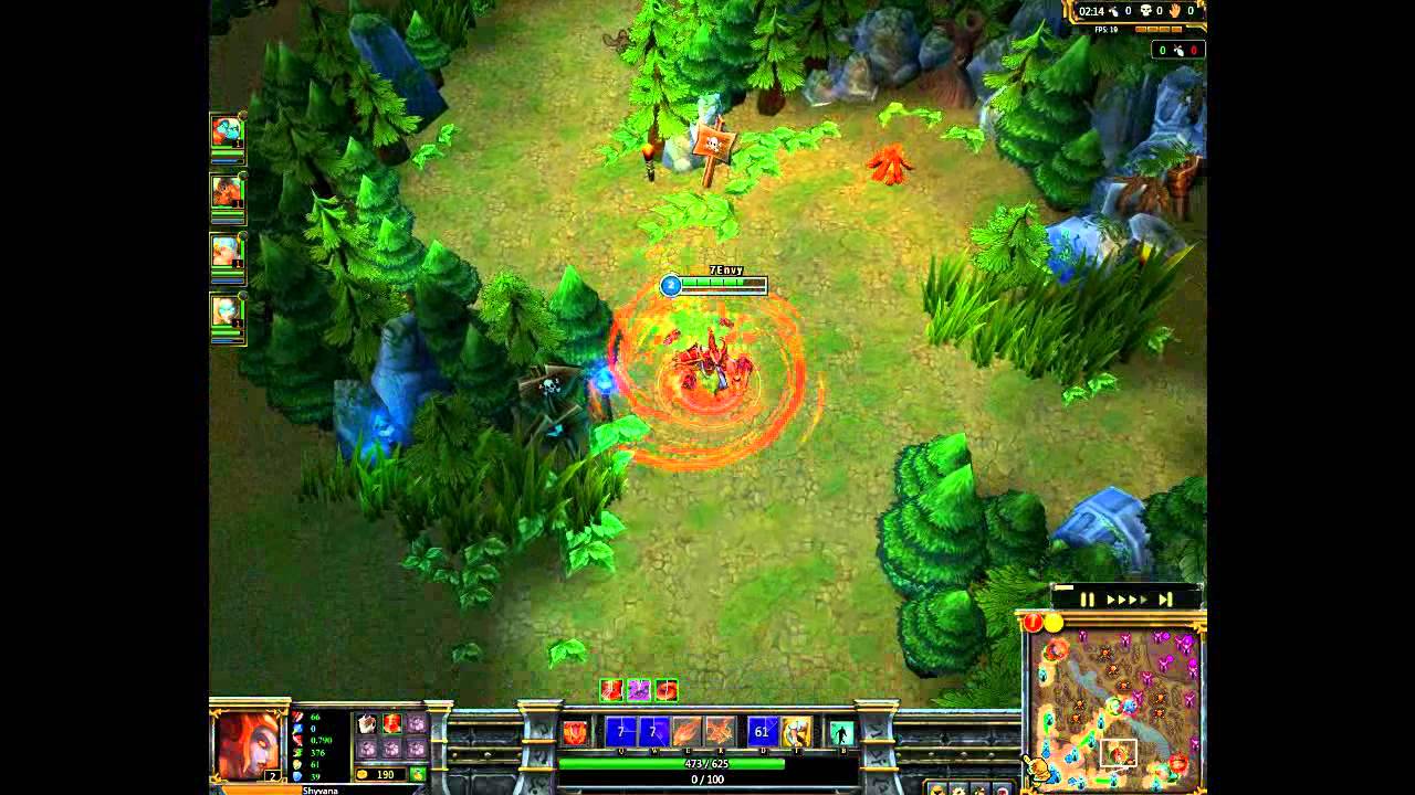 LoL Jungling Guide - Shyvana (Agressive Route) - YouTube