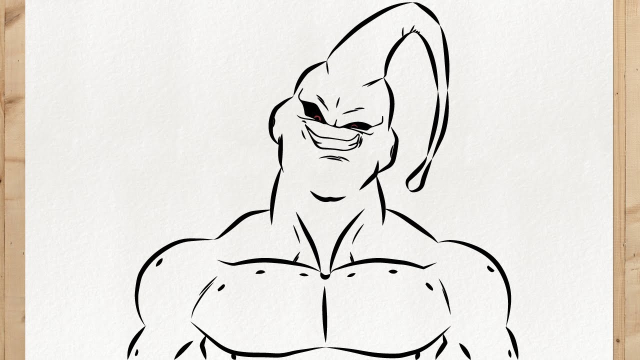 Comment dessiner MAJIN BOO (Dragon Ball) étape par étape et super ...
