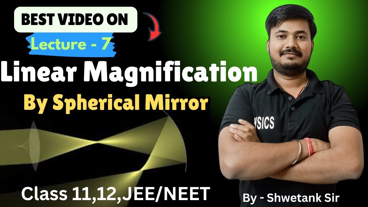 7.Linear Magnification By Concave & Convex Mirror | Mirror Formula|Ray ...