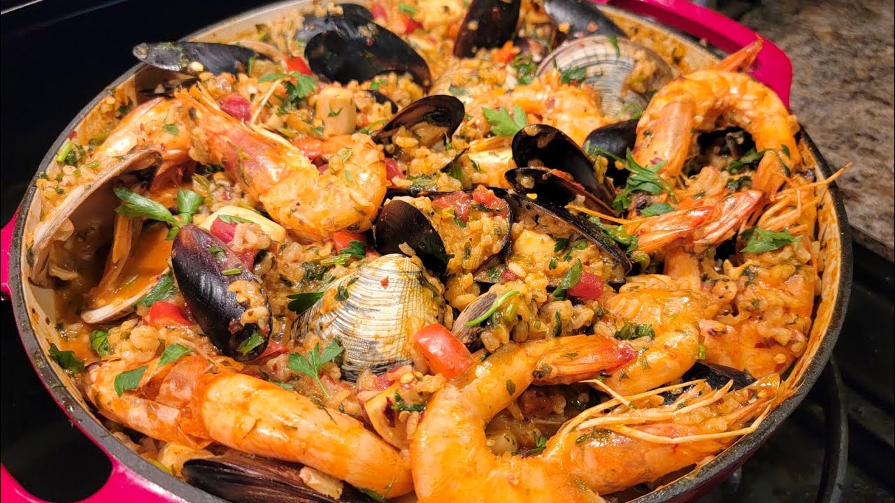 Delicious Paella Recipe | Easy Seafood Rice Recipe | Island Flavors ...