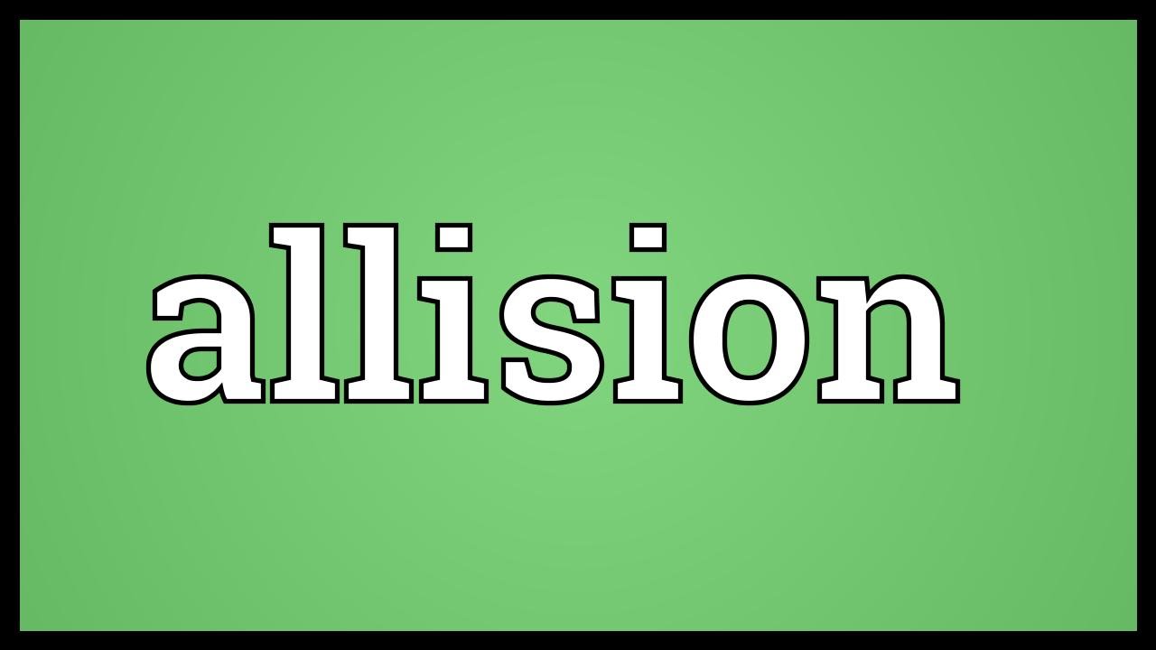 Allision Meaning - YouTube
