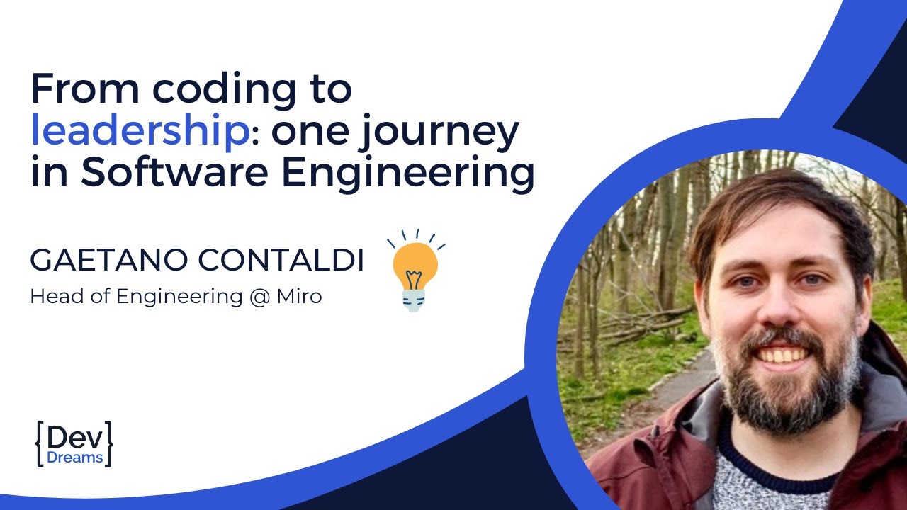 Interview with Gaetano Contaldi - Head of Engineering @ Miro - YouTube