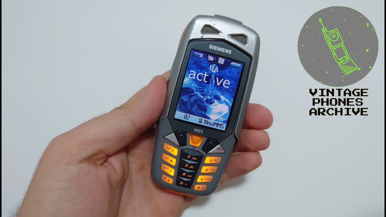 Siemens M65 - Rugged Mobile phone menu browse, ringtones, games ...