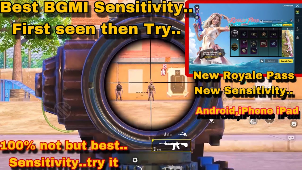 🤬Best Tpp Aim Sensitivity BGMI 🔥🔥|Best Sensitivity for Tpp aim PUBG ...