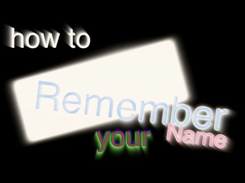 bill wurtz - how to remember your name - visuals remade - YouTube