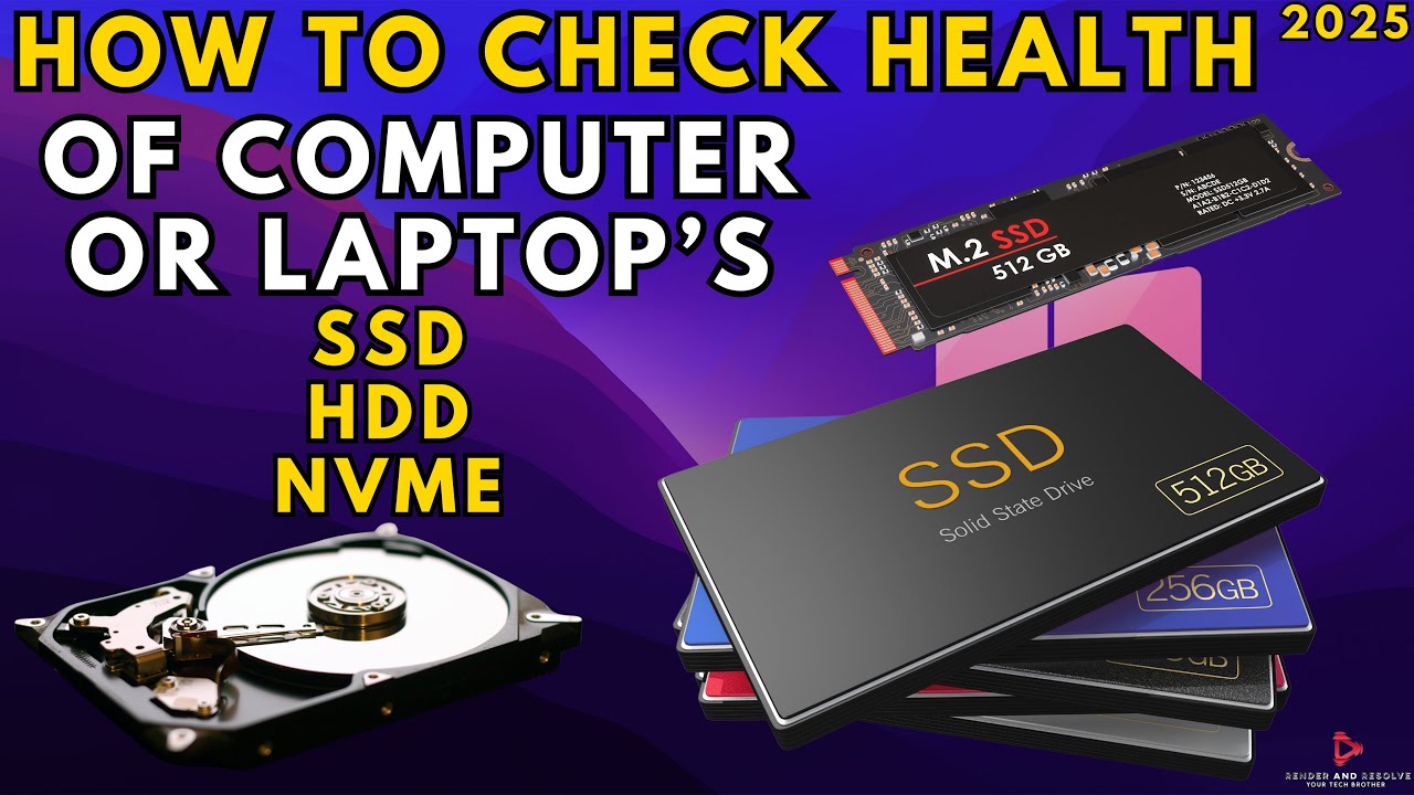 How to check HDD or SSD health in Windows 11 Computer | Laptop ki SSD ...