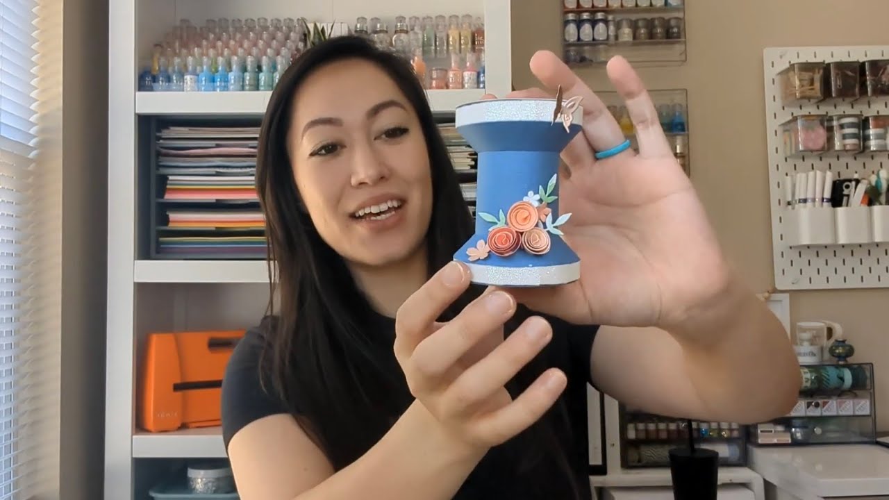 Tonic Studios Sewing Bobbin Gift Box 5024e - YouTube