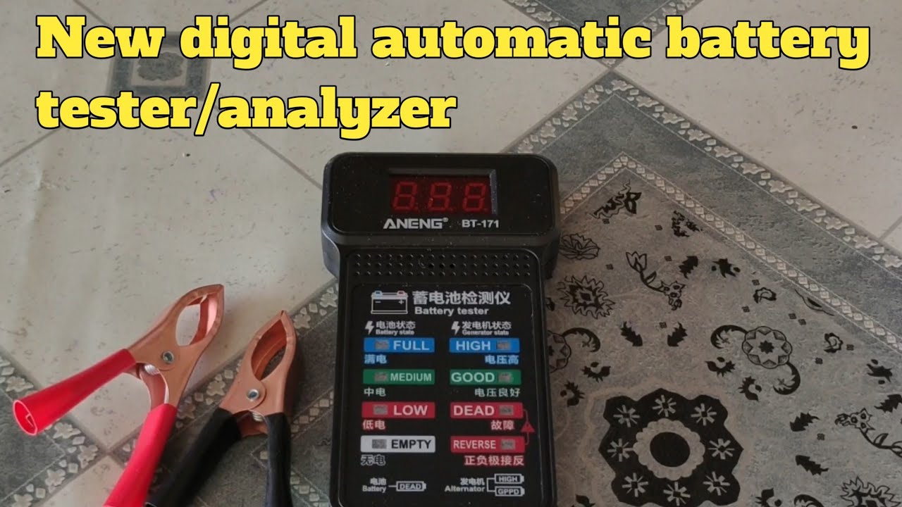 New digital automatic battery tester/analyzer | BMI MOTOLITE - YouTube
