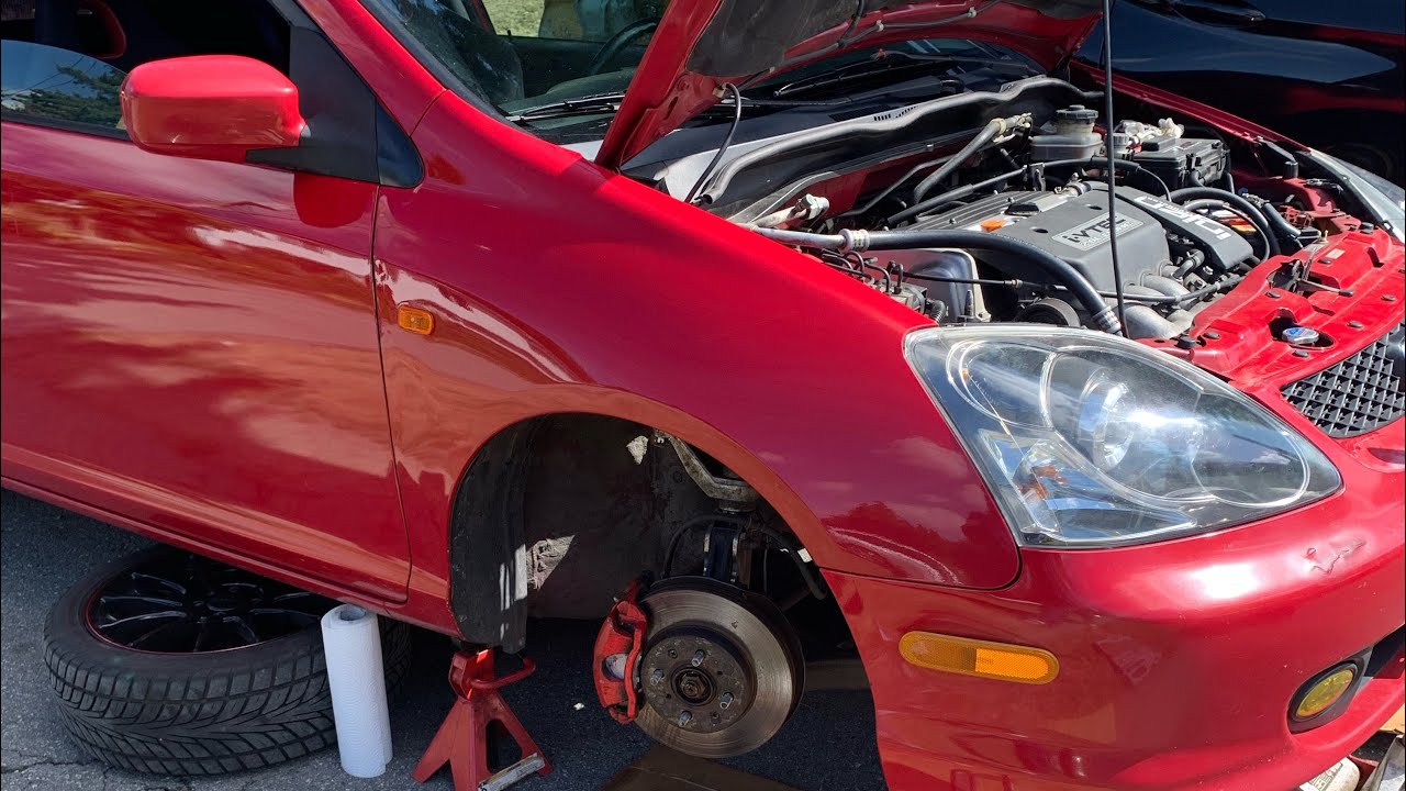 Ep3 Front brake replacement - YouTube