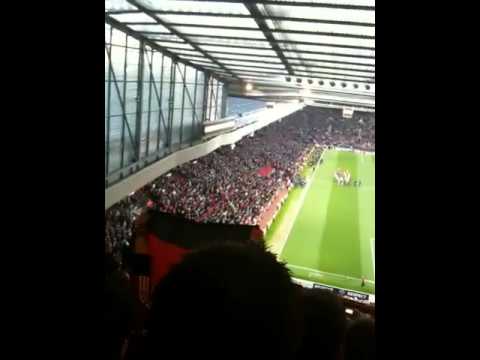 Manchester United vs Bayern München Einlauf