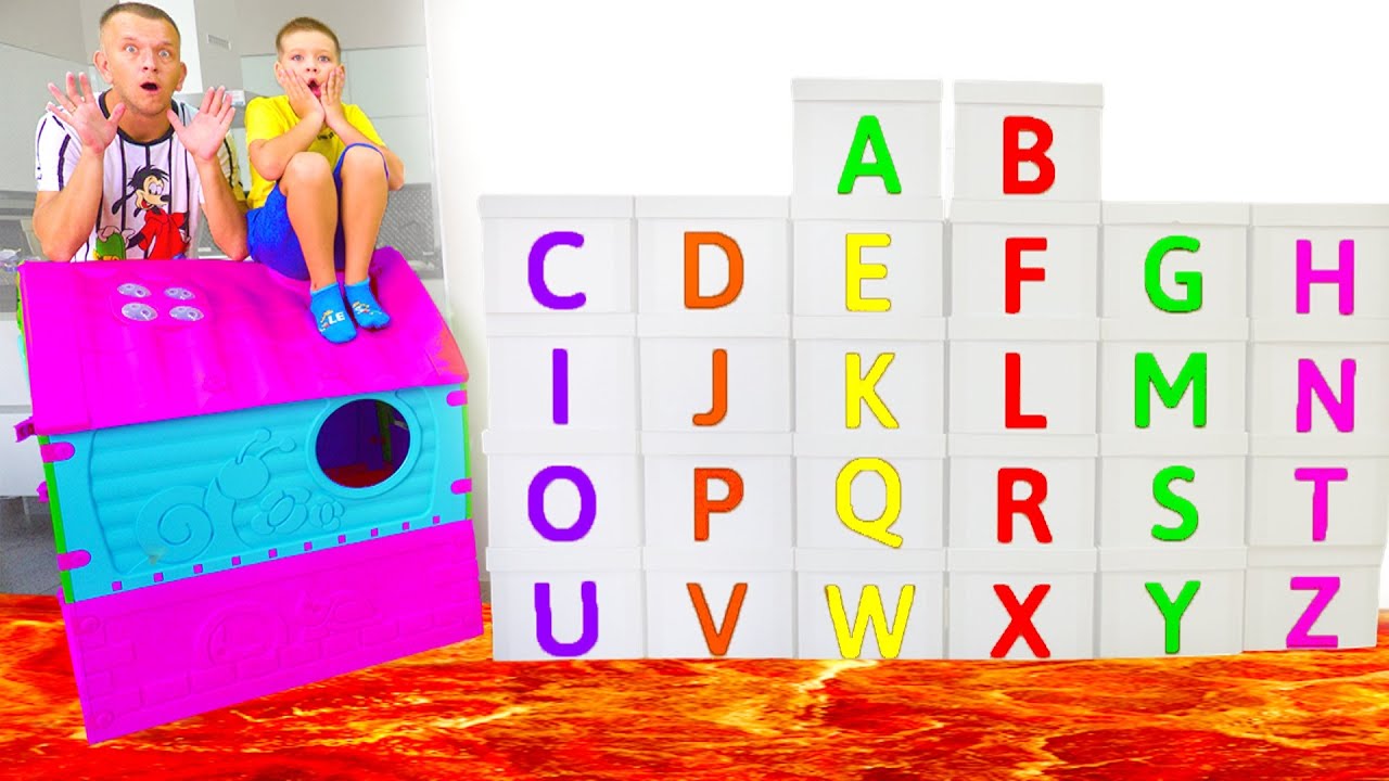 ABC Learn English Alphabet | Nursery Rhymes and Kids Songs with Max ...